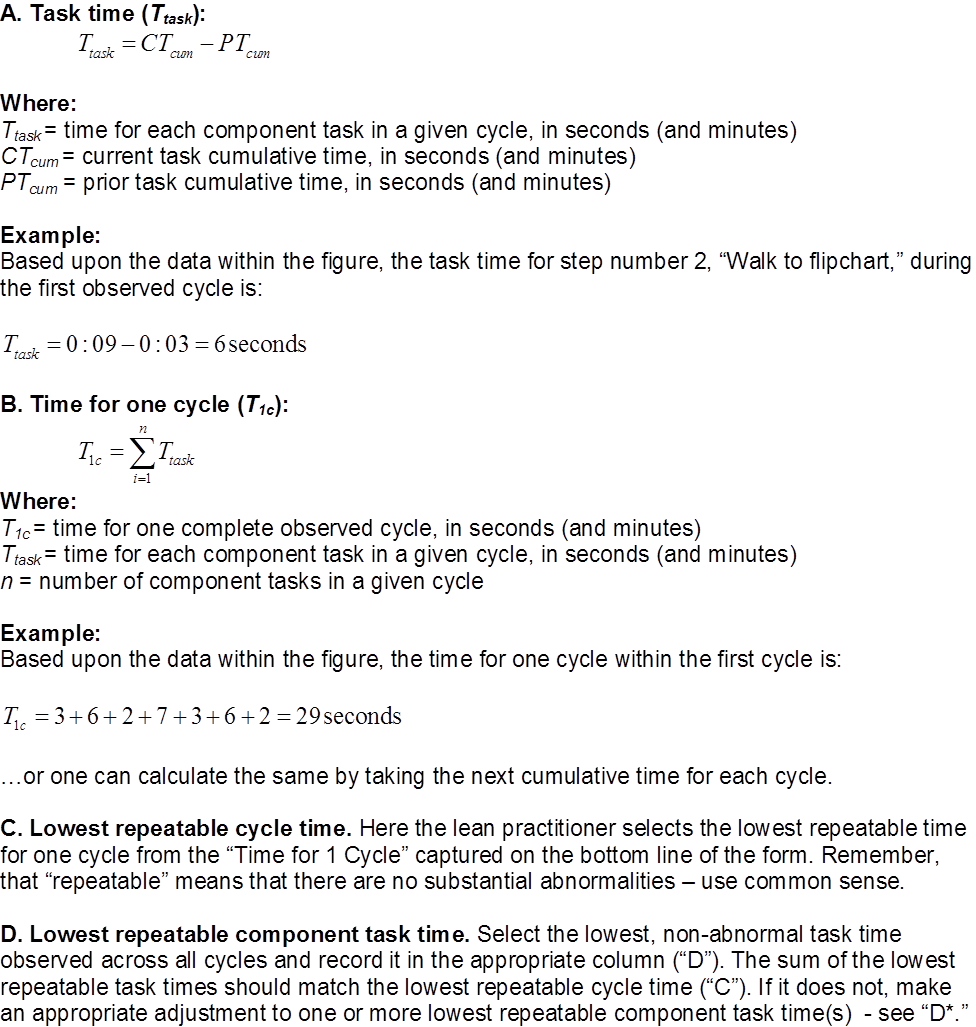Time Observation Form Math | Talcott Ridge Consulting
